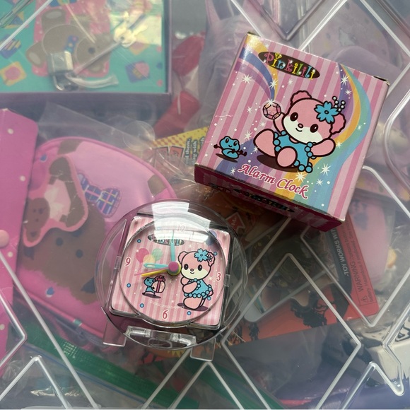 Sanrio | Accents | Rare Vintage Sanrio Pinki Lili Mini Alarm Clock ...